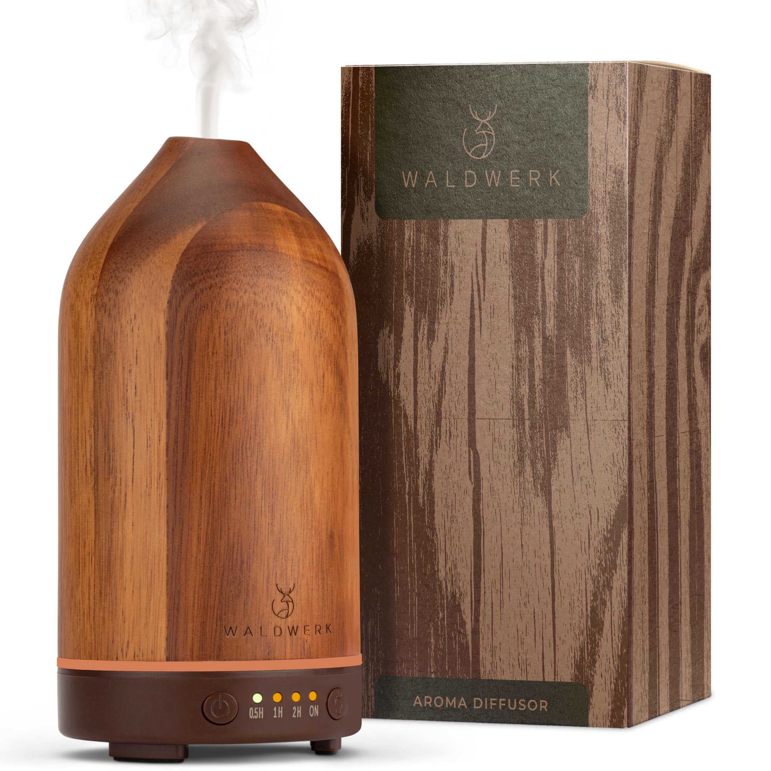 WALDWERK Diffuser (100ml) Made of Premium Acacia Wood - Essential Oil ...