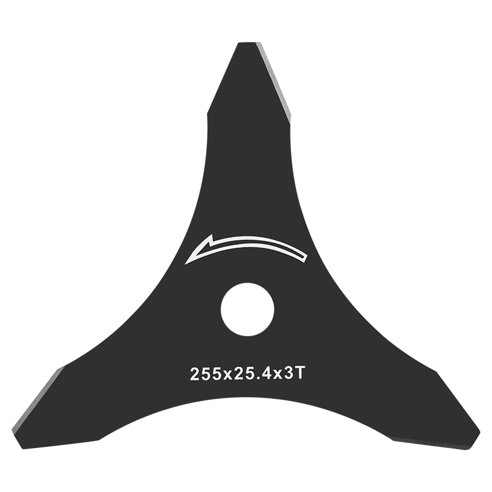 1pc 10" x 3T Brush Cutter Trimmer Blade 3 Tooth Replacement Black Color ...