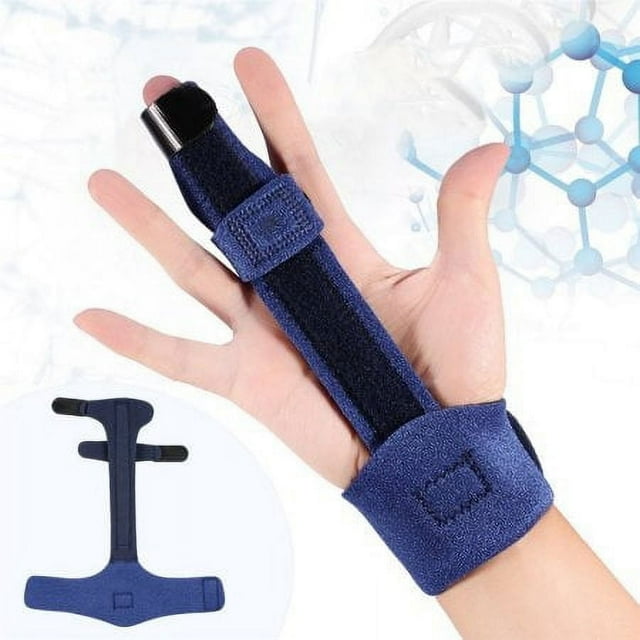 WALFRONT Adjustable Metal Finger Splint for Fracture Healing & Mallet ...