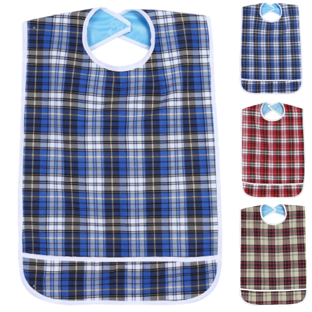 WALFRONT Adult Bibs Washable Waterproof Clothing Protector Bib for ...