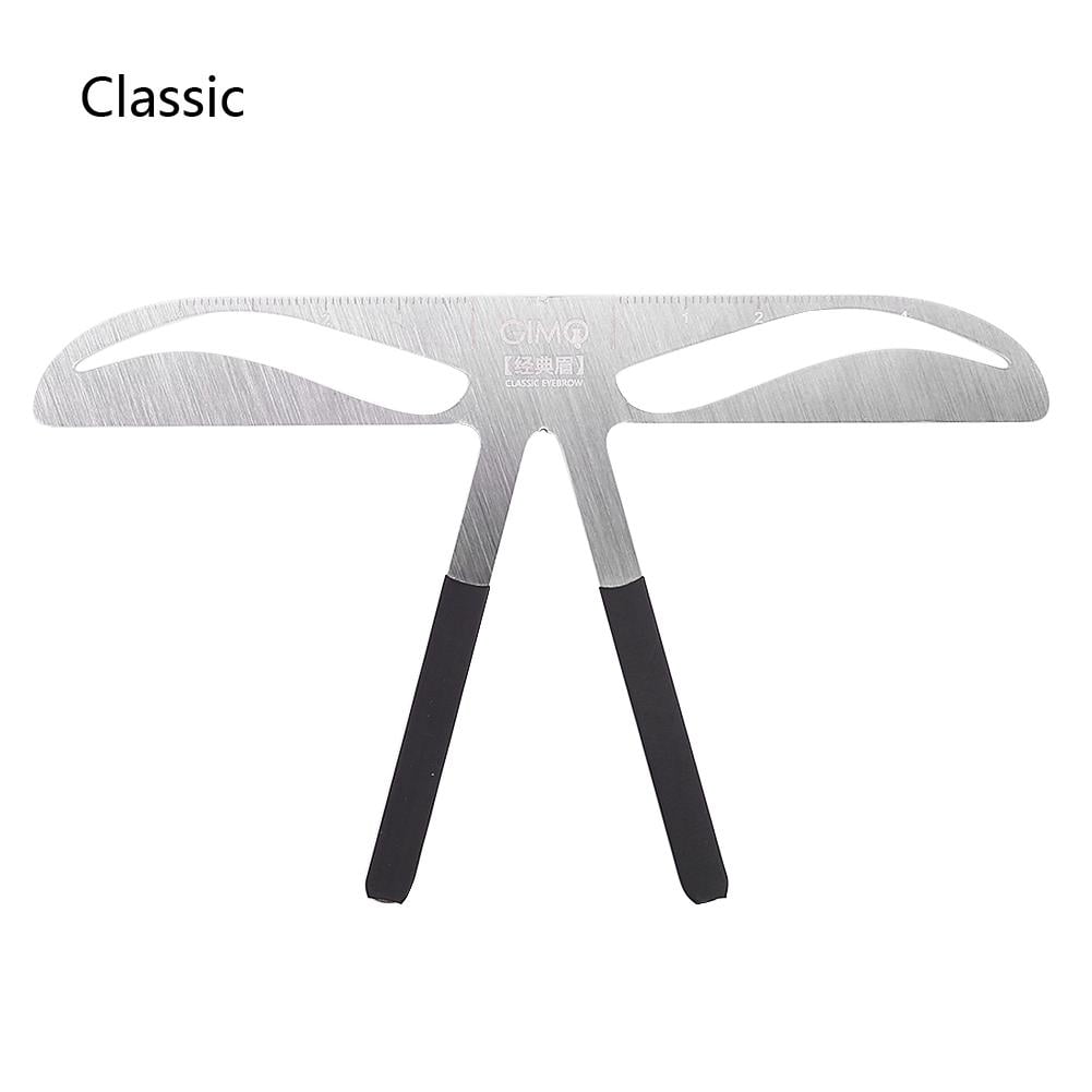 WALFRONT Eyebrow Ruler, 1Pc Eyebrow Shape Stencil Eyebrow Balance ...