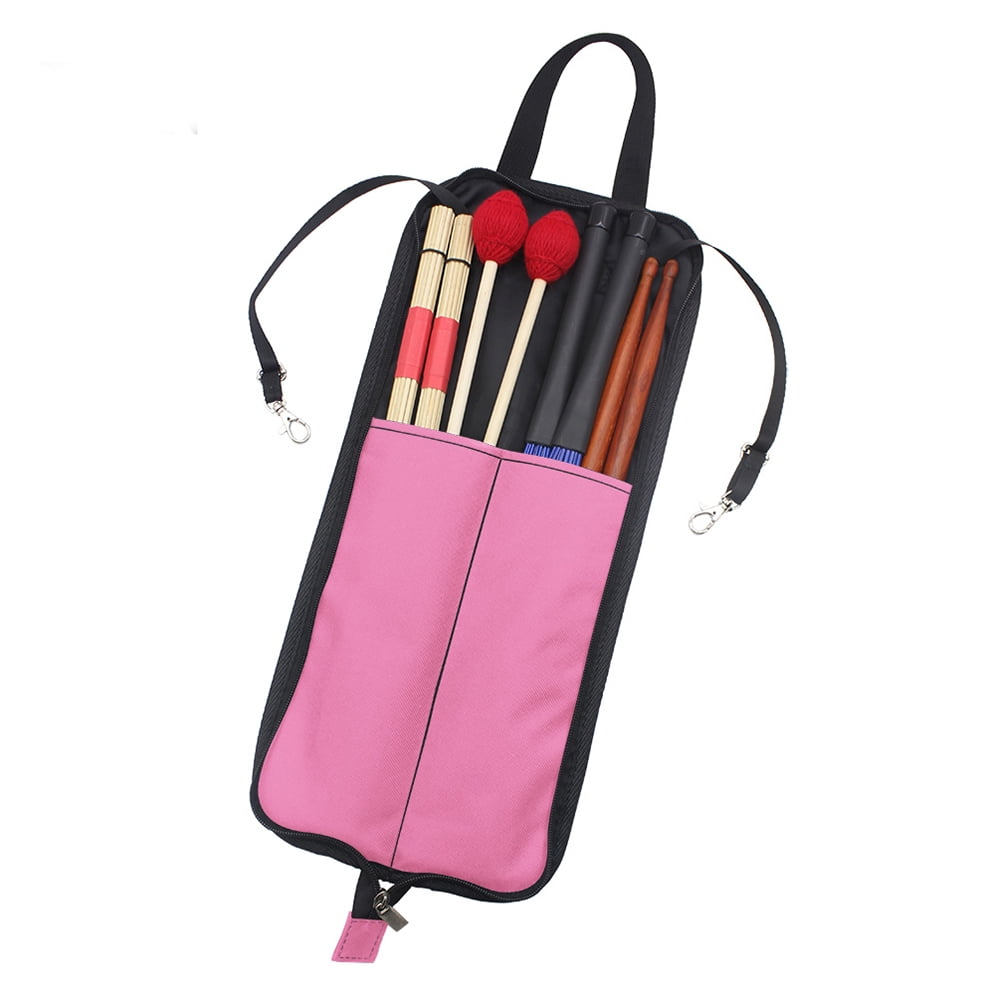 WALFRONT IRIN 5 Colors Drum Stick Storage Hanging Bag Drumstick ...