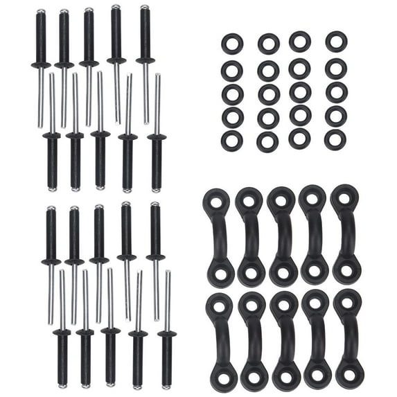 Tri Grip Rivets, Pad Eyes, Kayak Small C-shaped Buckle Set, and Kayak ...
