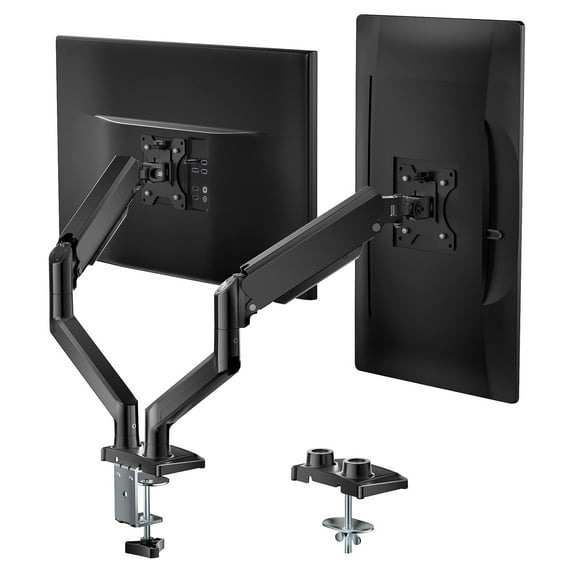 WALI Dual Monitor Stand for 17-32 inch Computer Screens, Dual Monitor ...