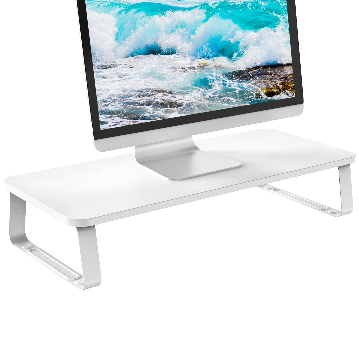 WALI Particle Board Monitor Stand Riser 24 Inch Ergonomic Desk Tabletop ...