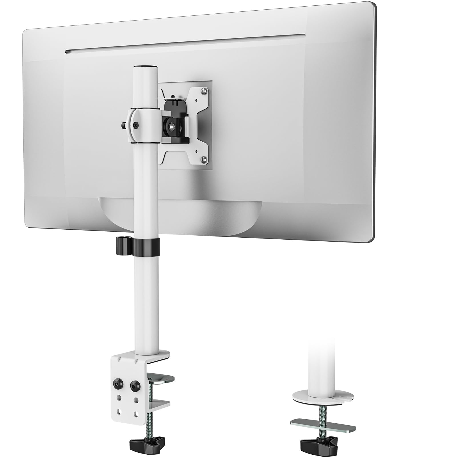 WALI Single Monitor Mount for 1 Computer Screen up to 32 inch, Fully ...