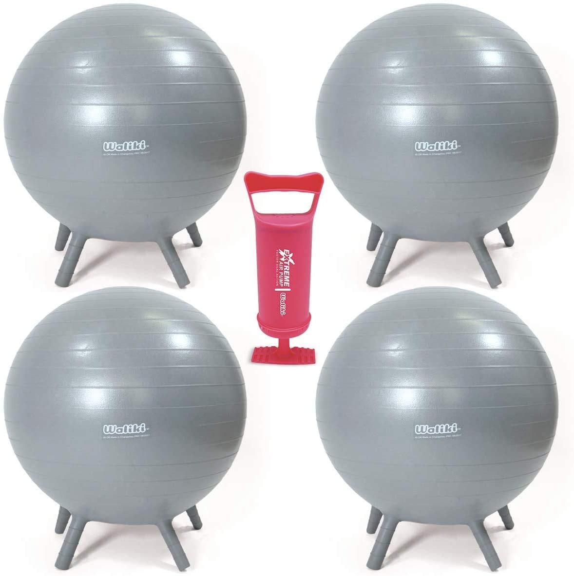WALIKI Chair Ball with Feet for Kids 4 Pack | Alternative Classroom ...