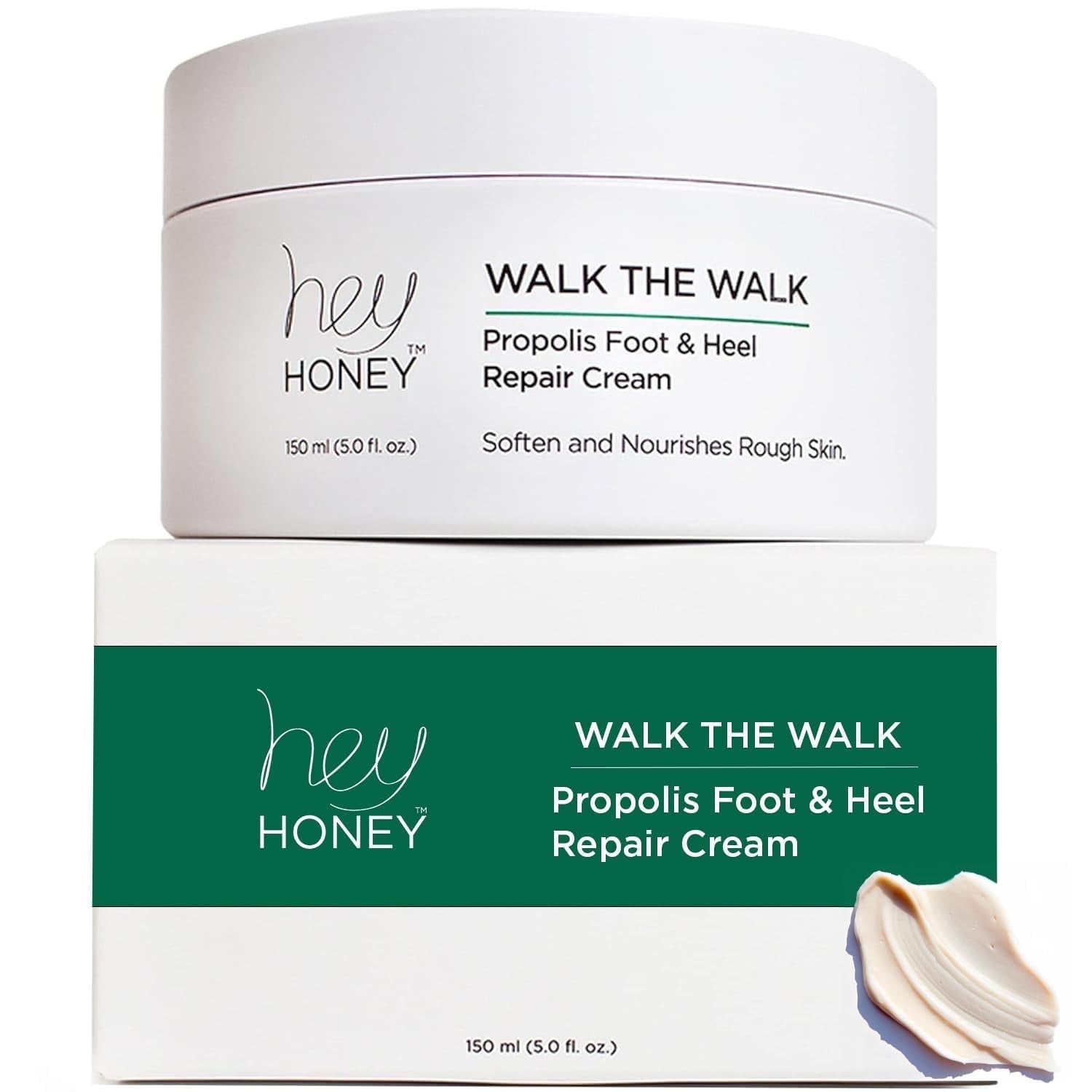 Hey Honey Skin Care Propolis Foot & Heel Cream, 150 mL | 5.07 oz ...