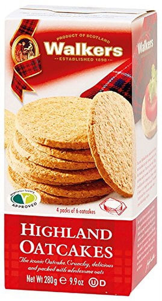 Walkers Shortbread Crackers, Highland Oat, Pack of 6, 9.9 OZ - Walmart.com