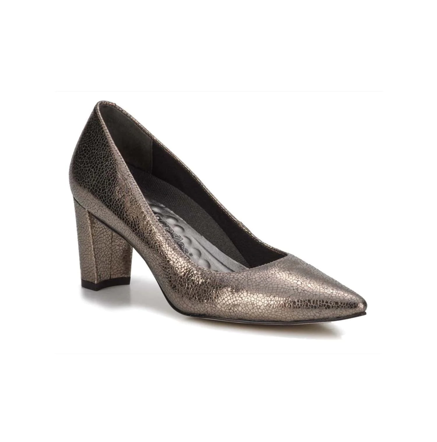 WALKING CRADLES WC SAMANTHA WOMEN PUMP SHOE IN PEWTER JASMINE LEATHER ...