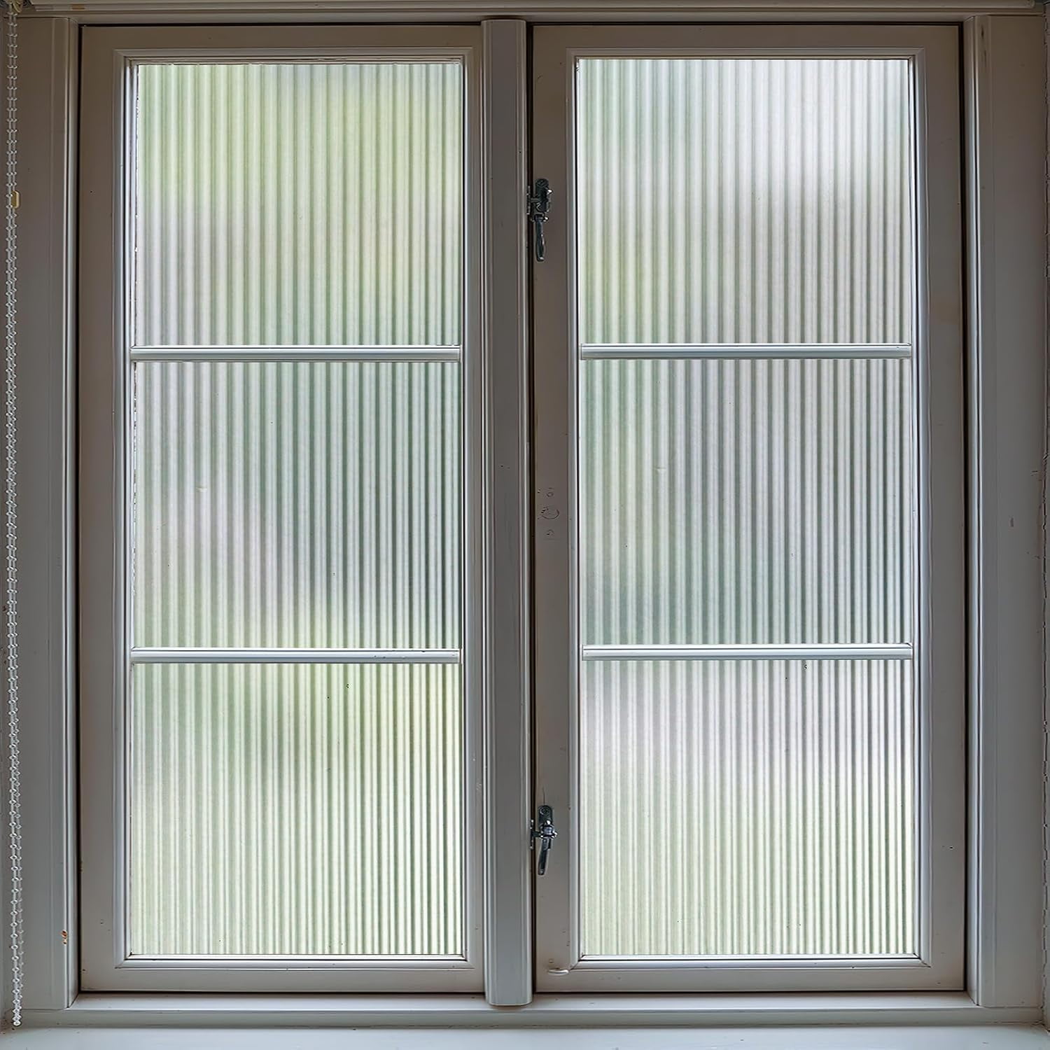 WALLFLY Privacy Sheet for Window Glass Self Adhesive Reeded Glass ...