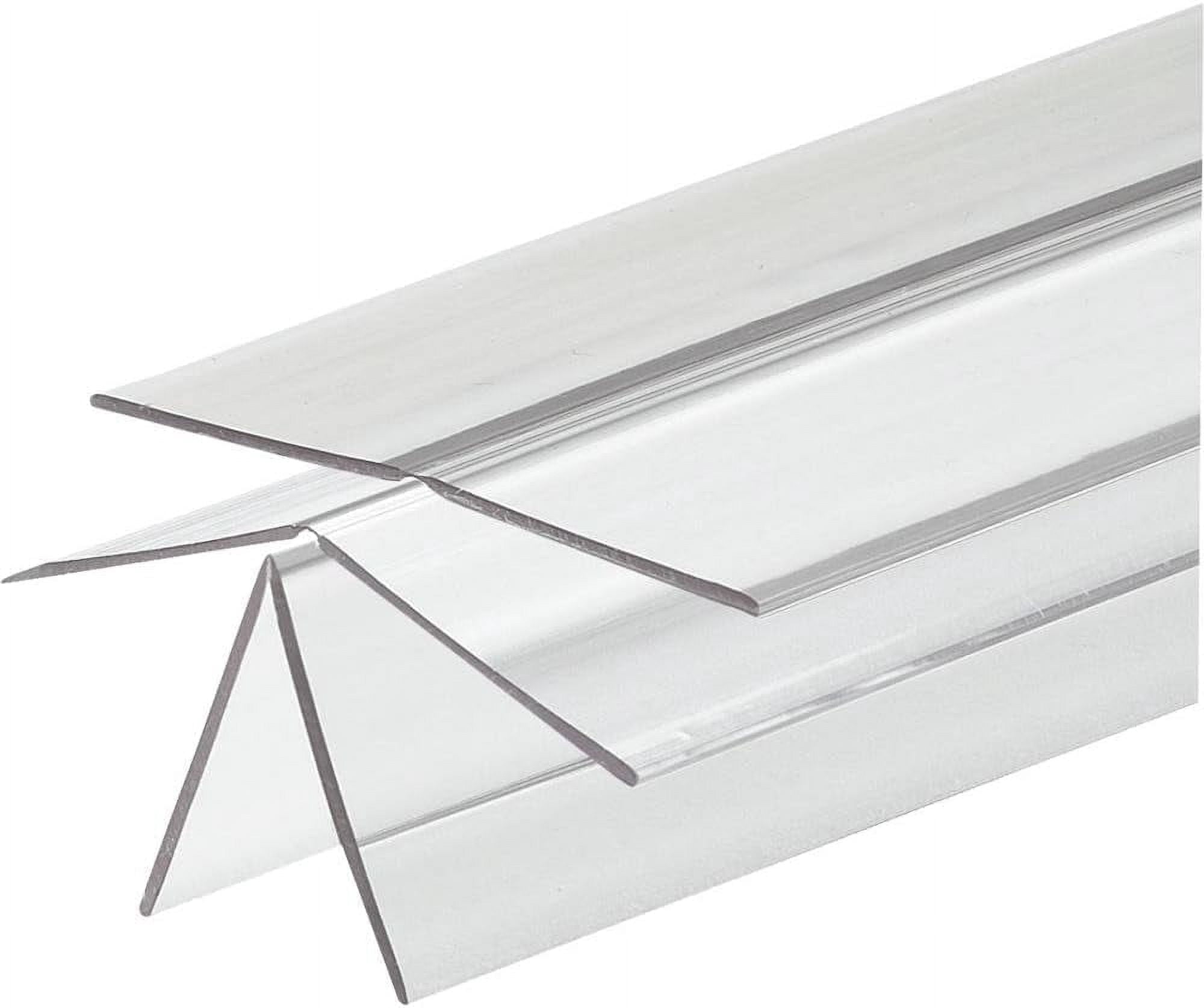 Wall Protex Adhesive Clear Corner Guard, 1 In. x 4 Ft., Resin, Easy ...
