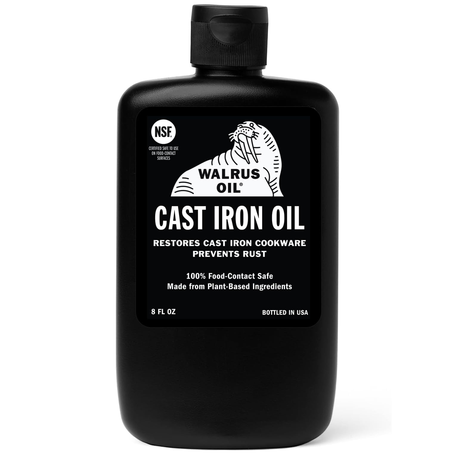 WALRUS OIL - Cast YYF14 Iron Oil, High Smoke Point Safflower Oil for ...