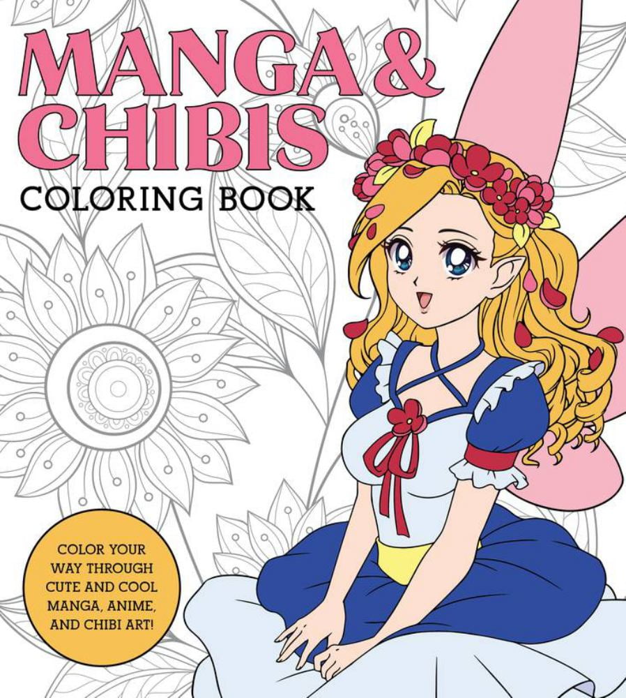 WALTER FOSTER CREATIVE TE: Manga and Chibis Coloring Book: Color Your ...