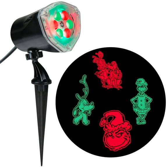 Christmas Multicolor Lightshow Projector Light Whirl a Motion Dr. Seuss ...