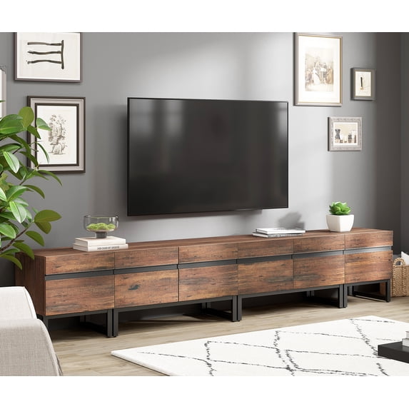 WAMPAT Modern TV Stand for TVs up to 110 inch TV, 3 in 1 Entertainment ...