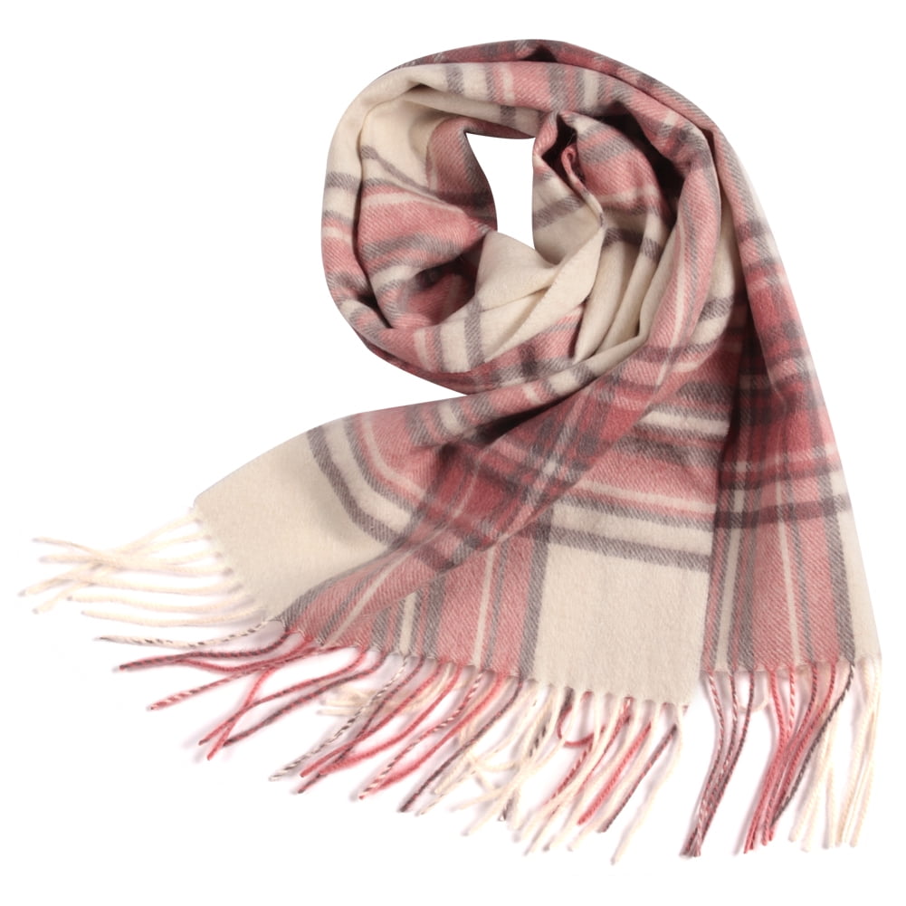 WAMSOFT Wool Plaid Winter Scarf ,Fashion Tartan Scarf for Men Women ...
