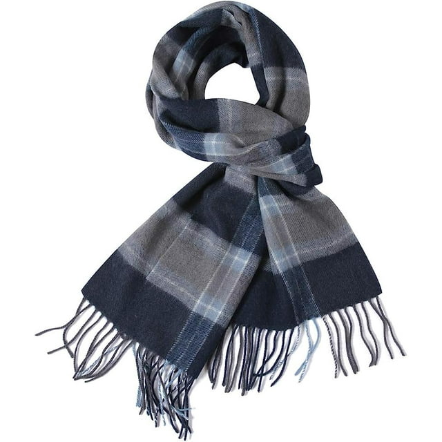 WAMSOFT 100% Wool Unisex Plaid Scarf, Super Soft, Cashmere Feel, Winter ...