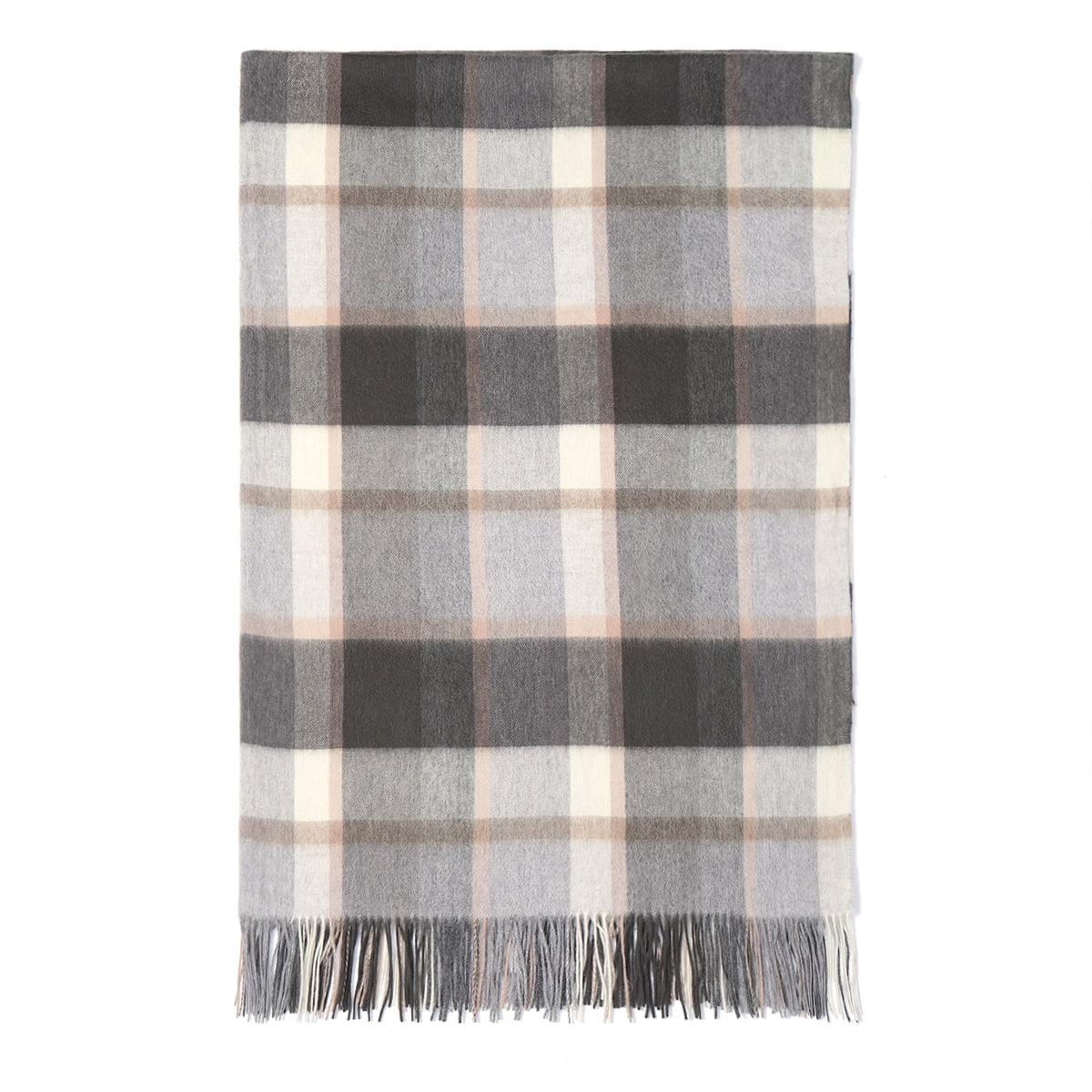 WAMSOFT Pure Wool Throw Blanket Knee Rug Warm Soft 83" x 55"for Couch Bed Camping throws ...