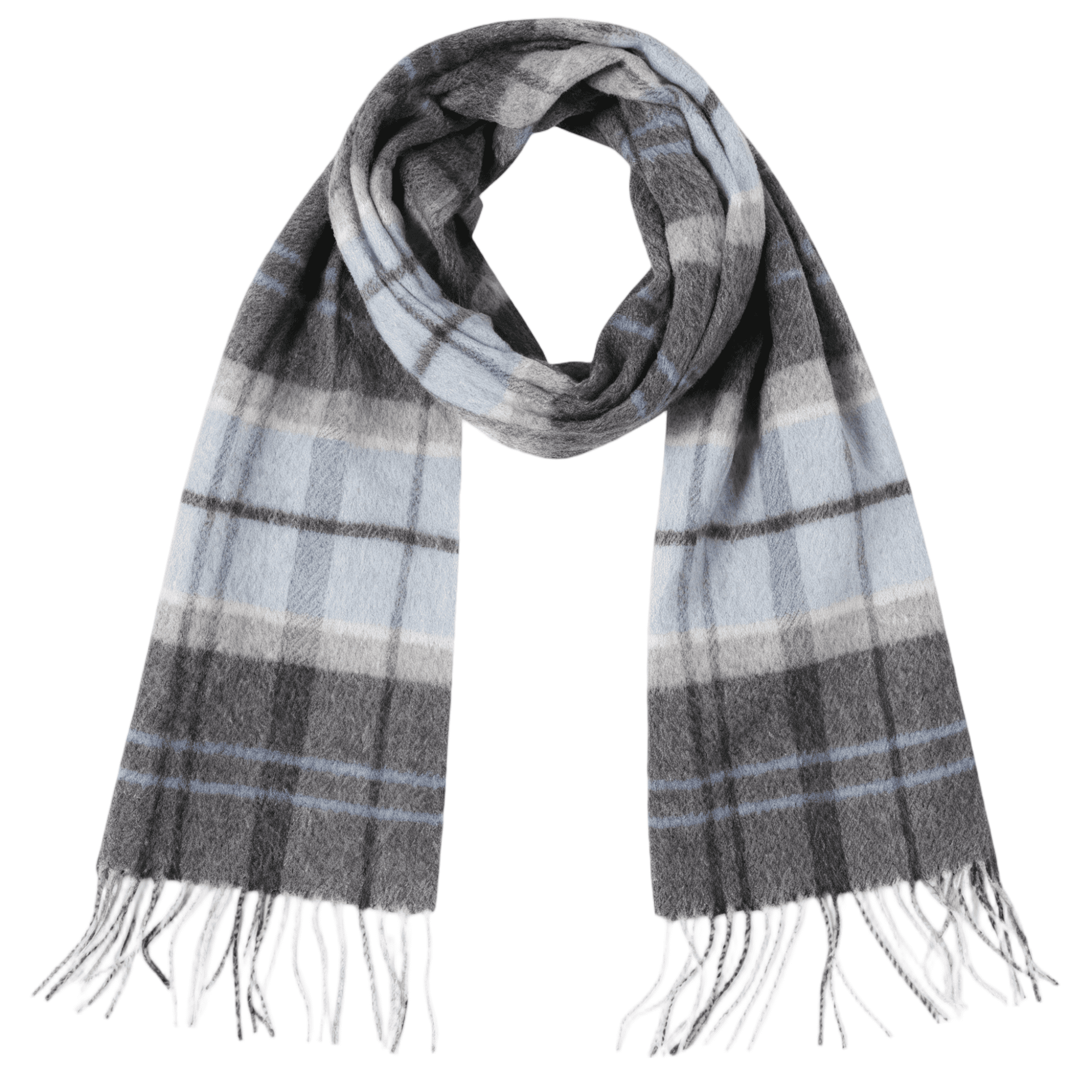 WAMSOFT Wool Winter Scarf for Men Plaid Fashion Tartan Checkered ...