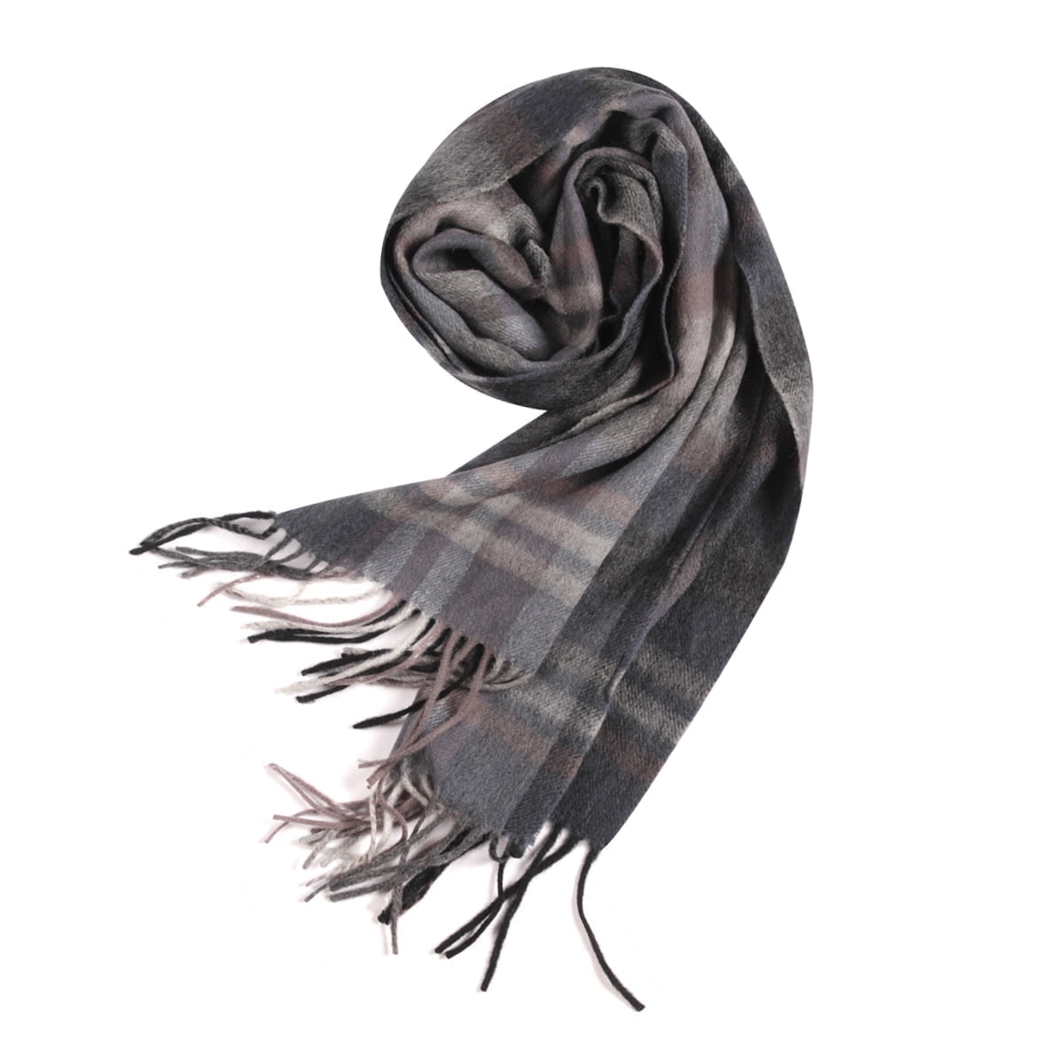 WAMSOFT Wool Winter Scarf for Men Plaid Fashion Tartan Checkered ...