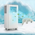 WANAI 8000BTU Portable Air Conditioner with Dehumidifier & Fan, Cools ...