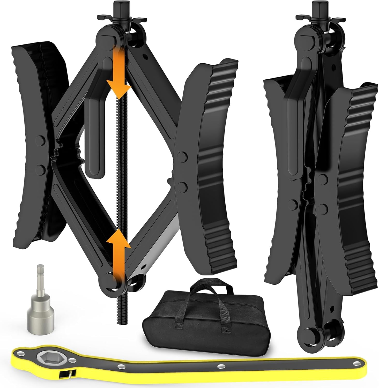 WANBIN Camper Wheel Chock Stabilizer, 2 Sets X-Shaped RV Chocks for 3.5 ...