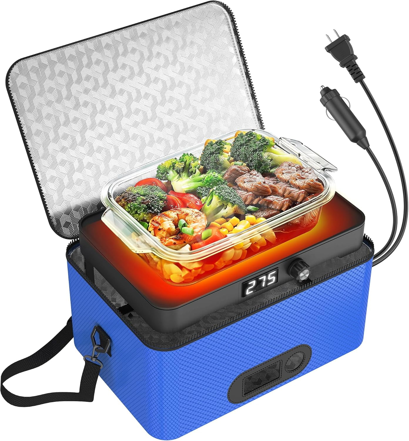 WANBIN Portable Oven, 12V/24V/110V-240V Car Food Warmer, Electric ...