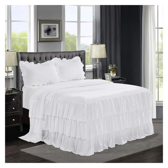 bedspreads with ruffles