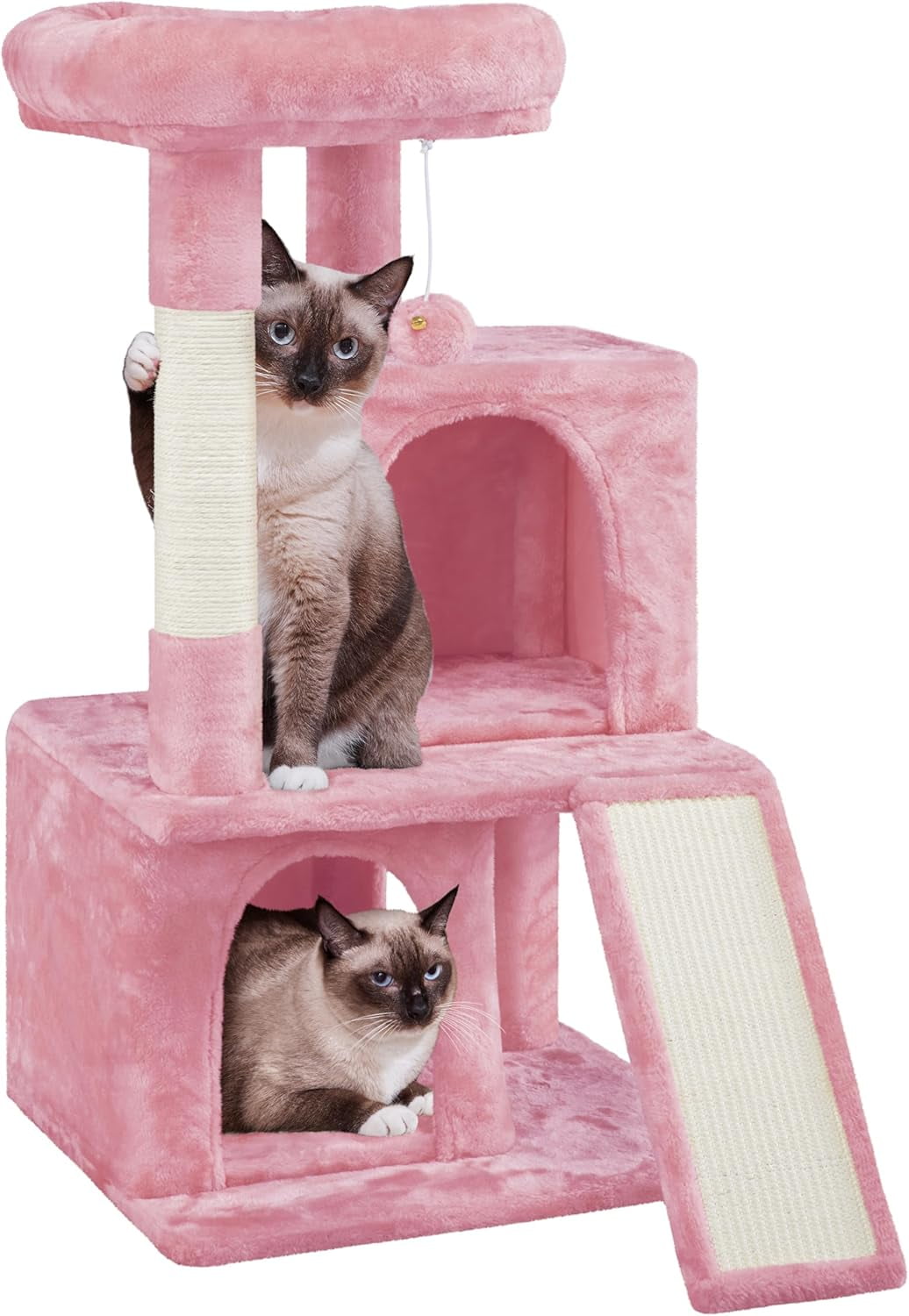 WANCQ 36 inches Cat Tree Cat Tower Condo, with Large Plush Perch ...