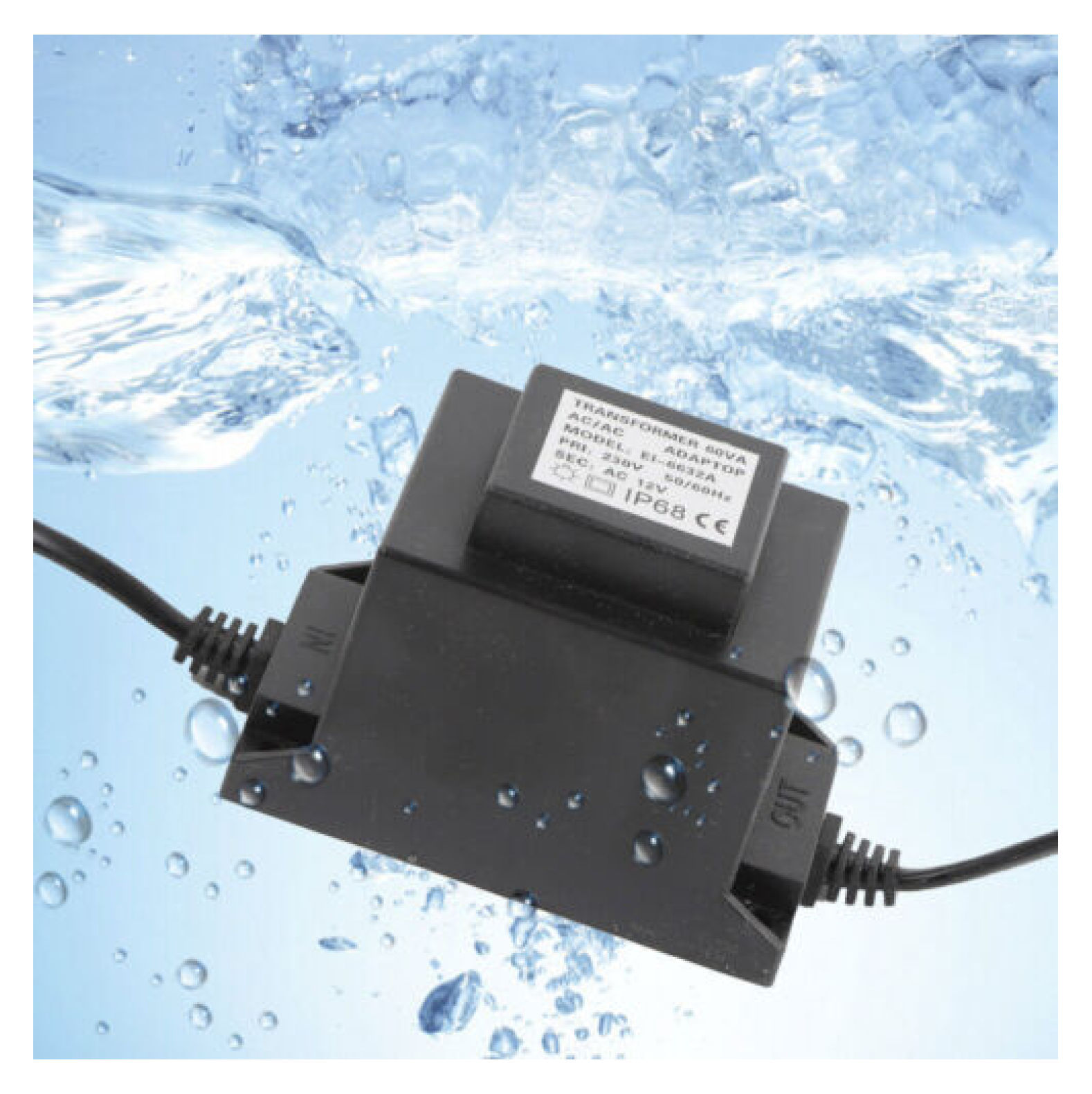 WANCQ Output 12V Transformer 60W Adapter For Pool LED Light Power IP68 ...