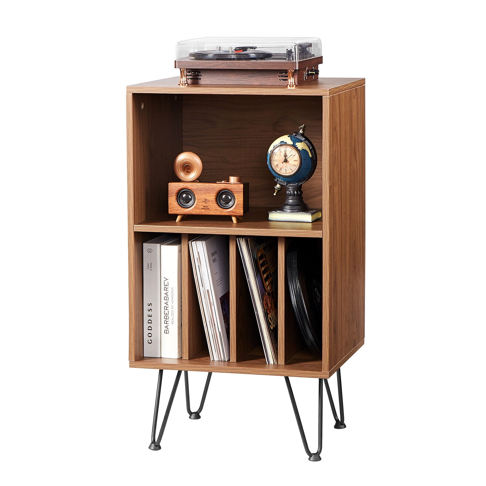 WANCQ Record Player Stand, 3 Tiers Turntable Stand with Record Storage ...