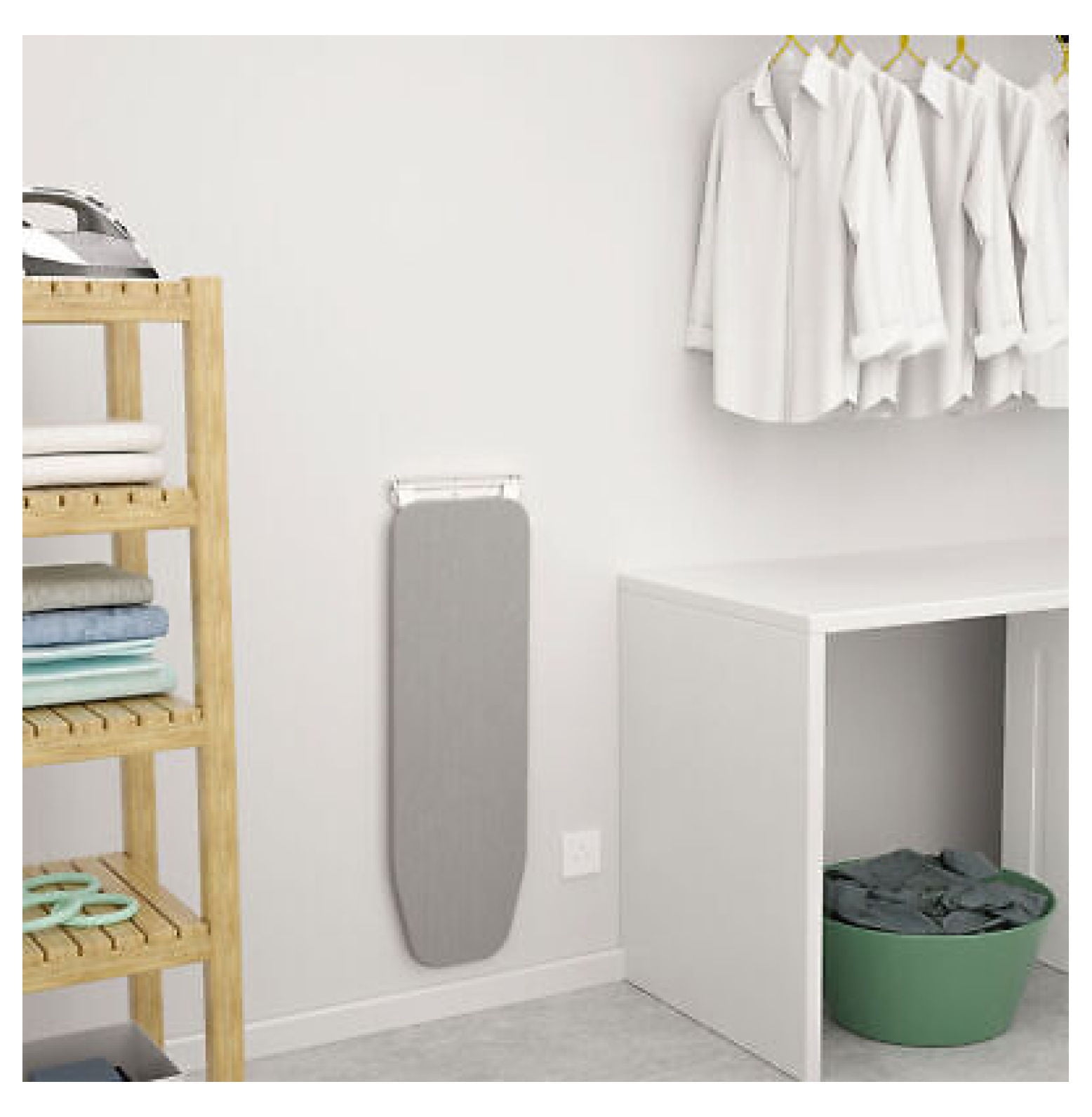 WANCQ Wall-Mounted Foldable Rotating Ironing Board Easy Installation ...