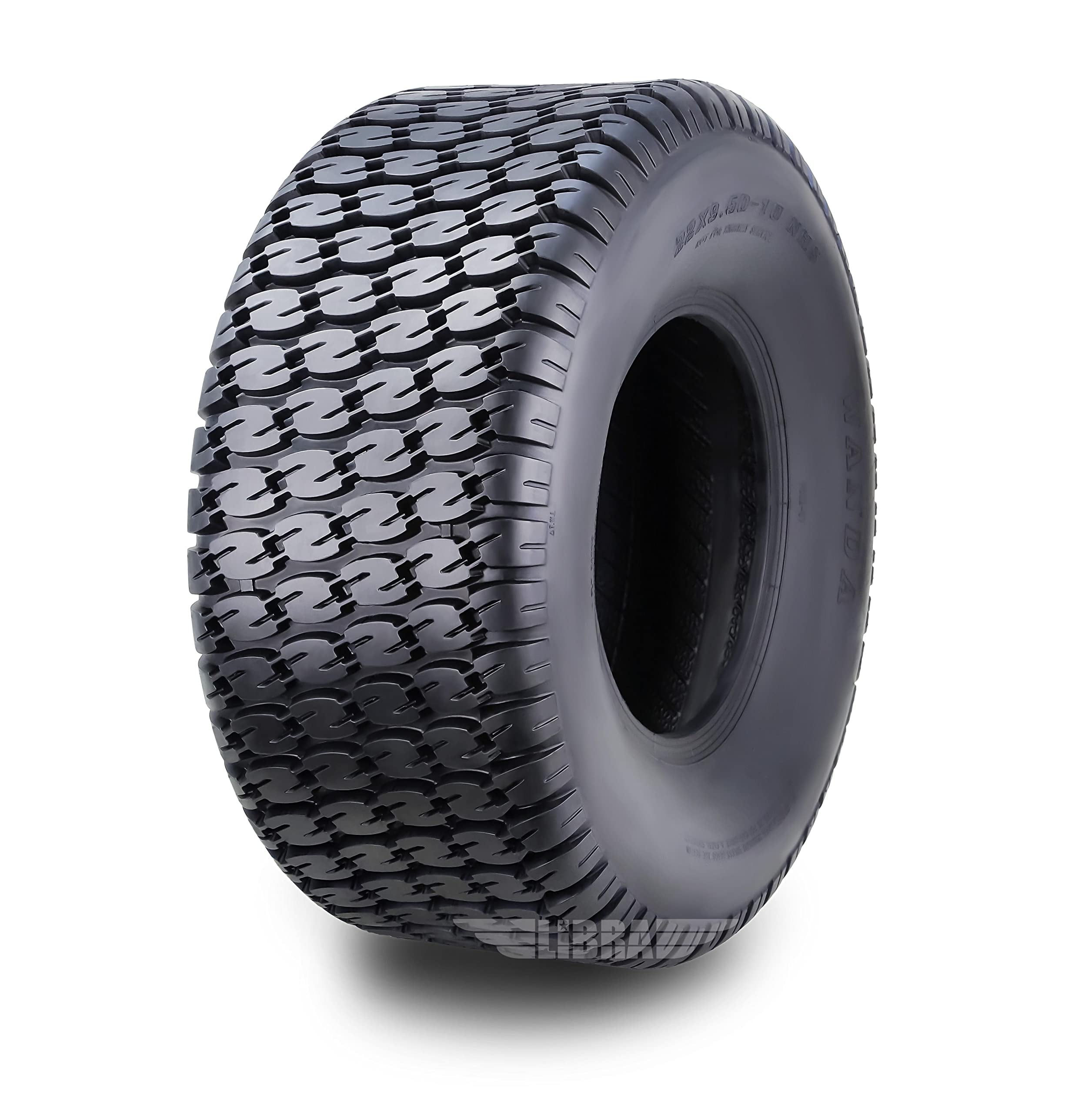 WANDA 22X9.5-10 Lawn Mower Tractor Cart Turf Tire 4 Ply 22x9.5x10-13217 ...