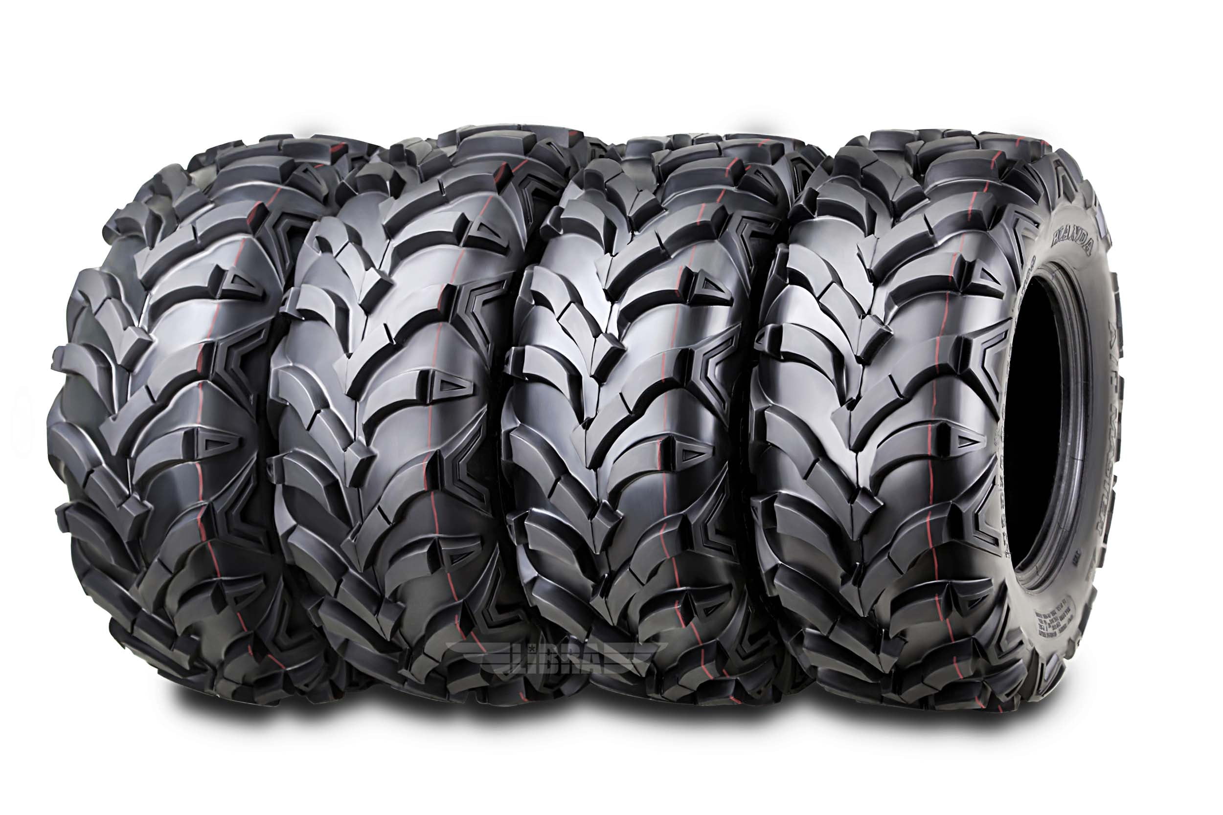 WANDA 8PR Solid Mud UTV ATV Tires 27x9x14 & 27x11x14 fit 16-20 Kawasaki ...