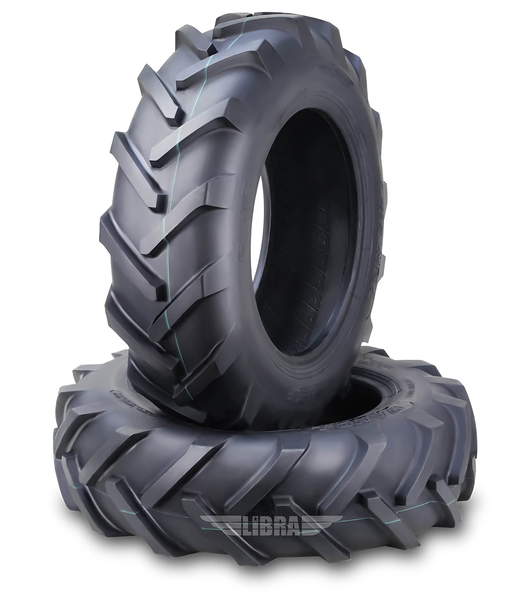 WANDA 6.00-12 Agri Tractor Tire, R-1 Pattern, 6 Ply, Tubeless - Set of ...