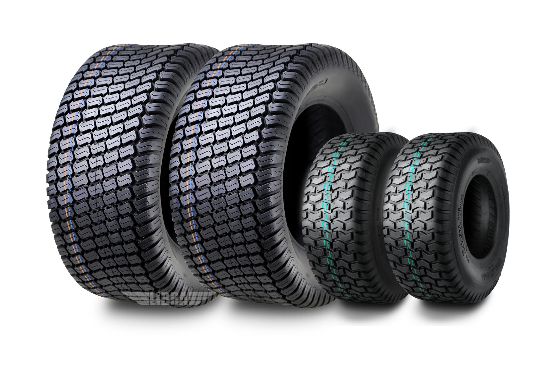 WANDA, Turf Tire Set of 4, 15x6-6 Front & 20x10-8 Rear - Walmart.com