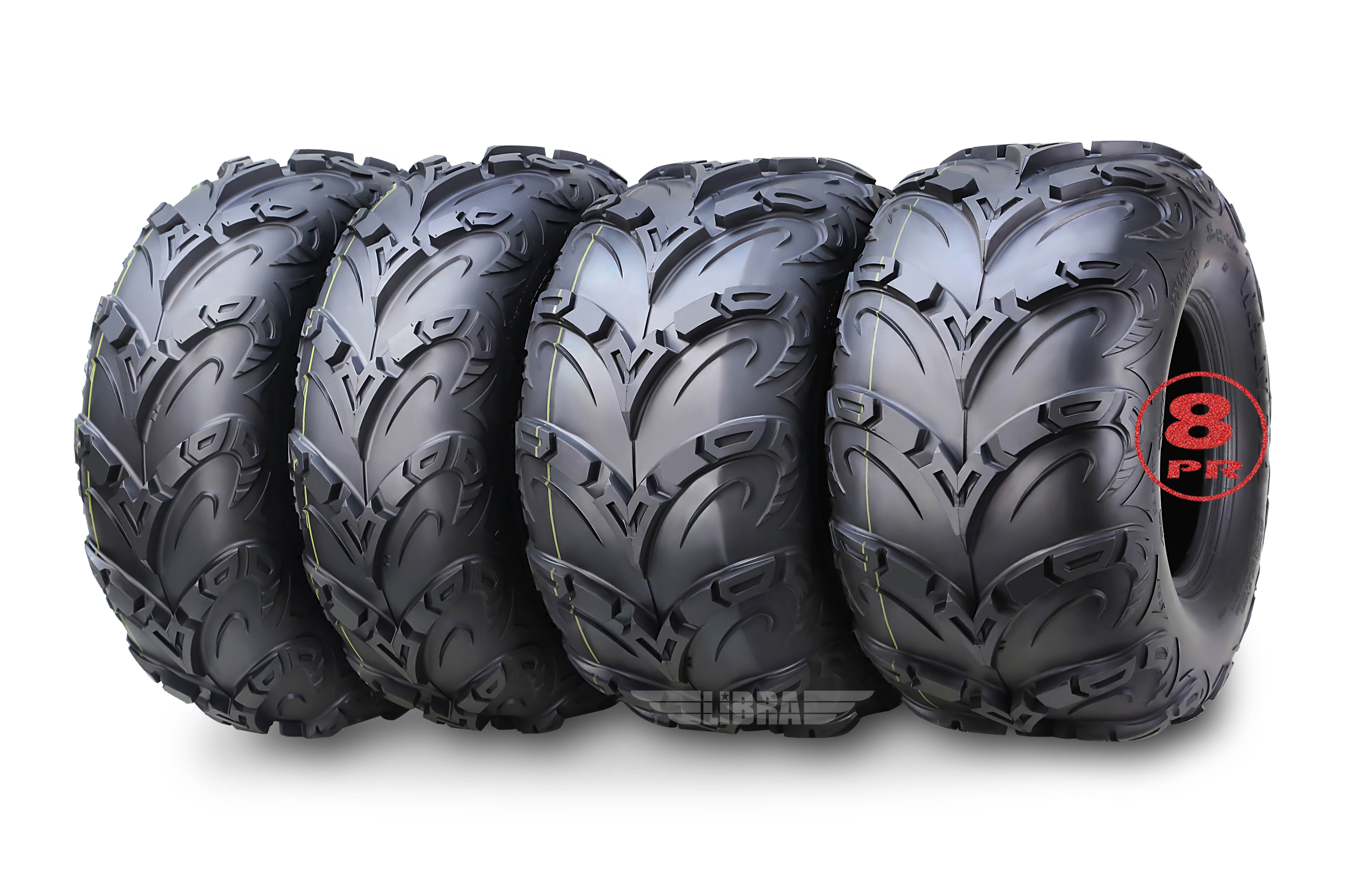 WANDA 8 Ply ATV Quad Four Wheeler Tires 22x7-11 22x10-9 for Honda Recon ...