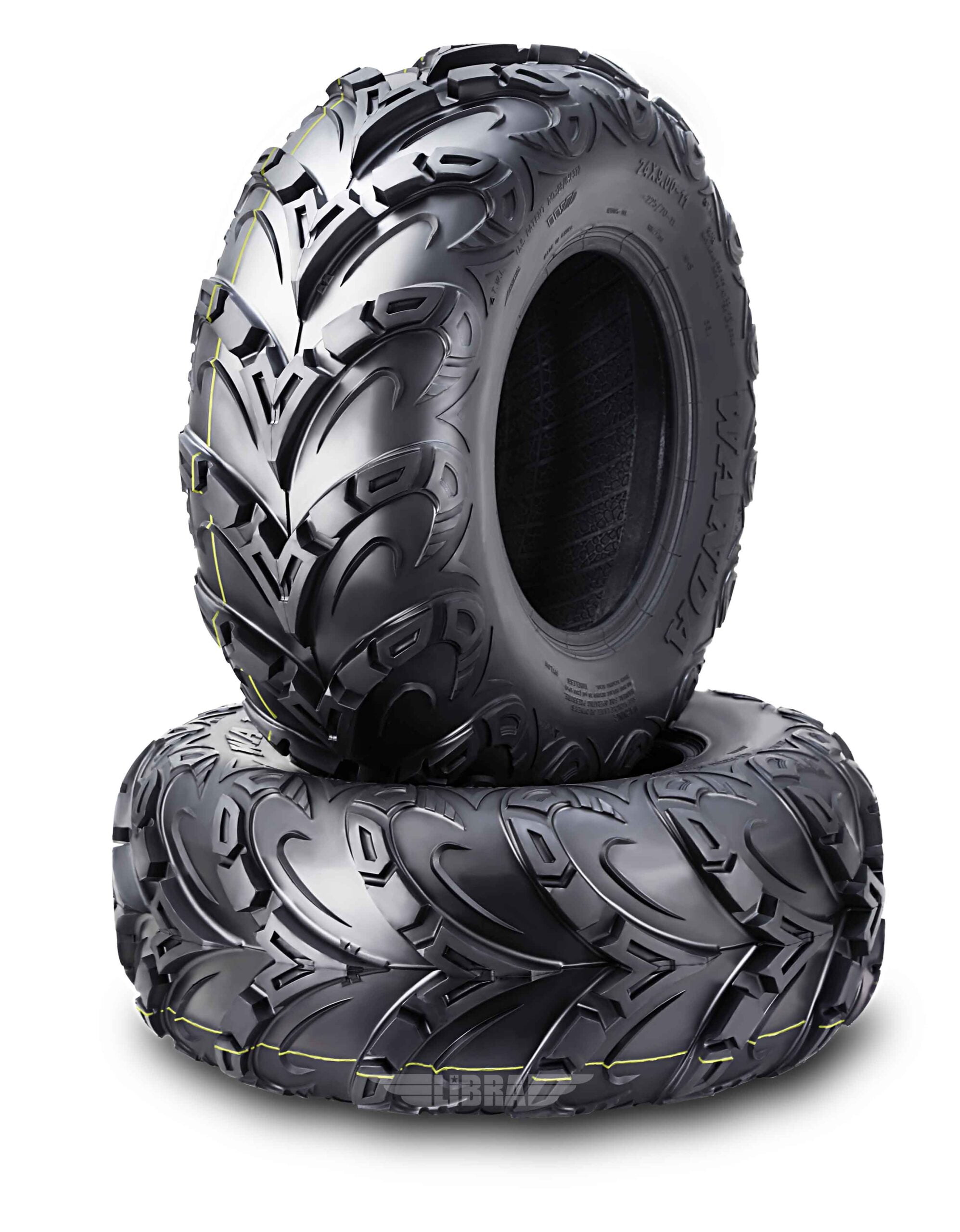WANDA Premium Mud Sling ATV/UTV Tires - 8 Ply, 24x9-11, Unique Ram ...