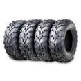 WANDA UTV ATV Tires 23x8-11 Front & 25x12-9 Rear /6PR P373 Lit Mud ...