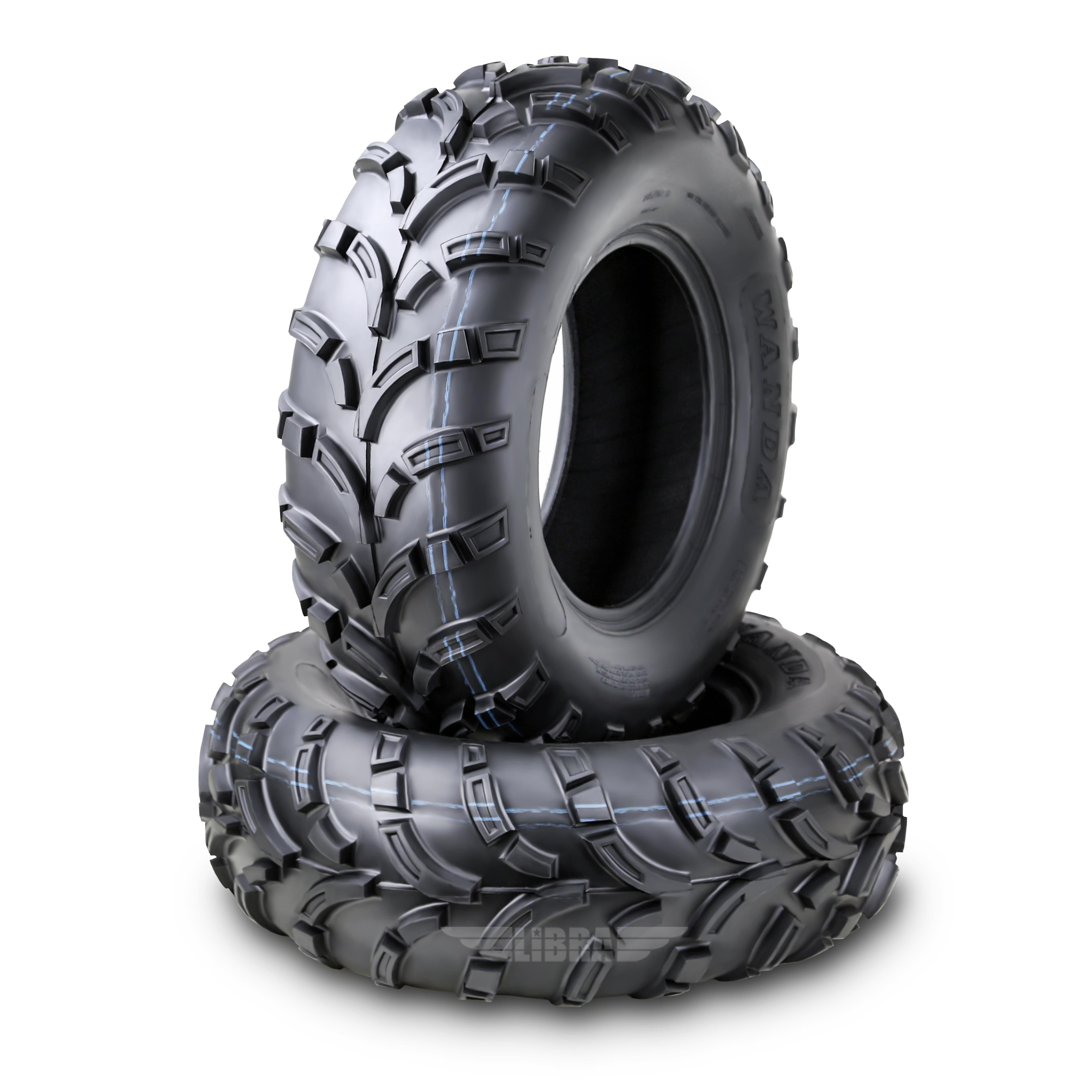 WANDA UTV ATV Tires 24x9-11 24x9x11 225/70-11 /6PR Lit Mud P373 Set 2 ...