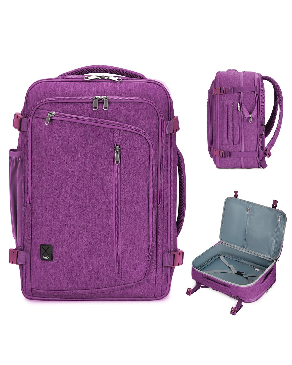 WANDF Expandable 17 Inch Laptop Travel Backpack For Spirit Airlines ...