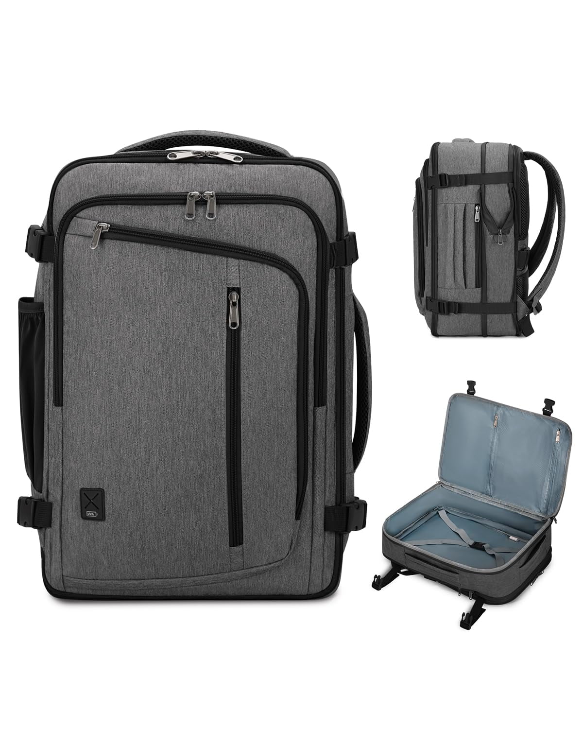WANDF Expandable 17 Inch Laptop Travel Backpack For Spirit Airlines ...