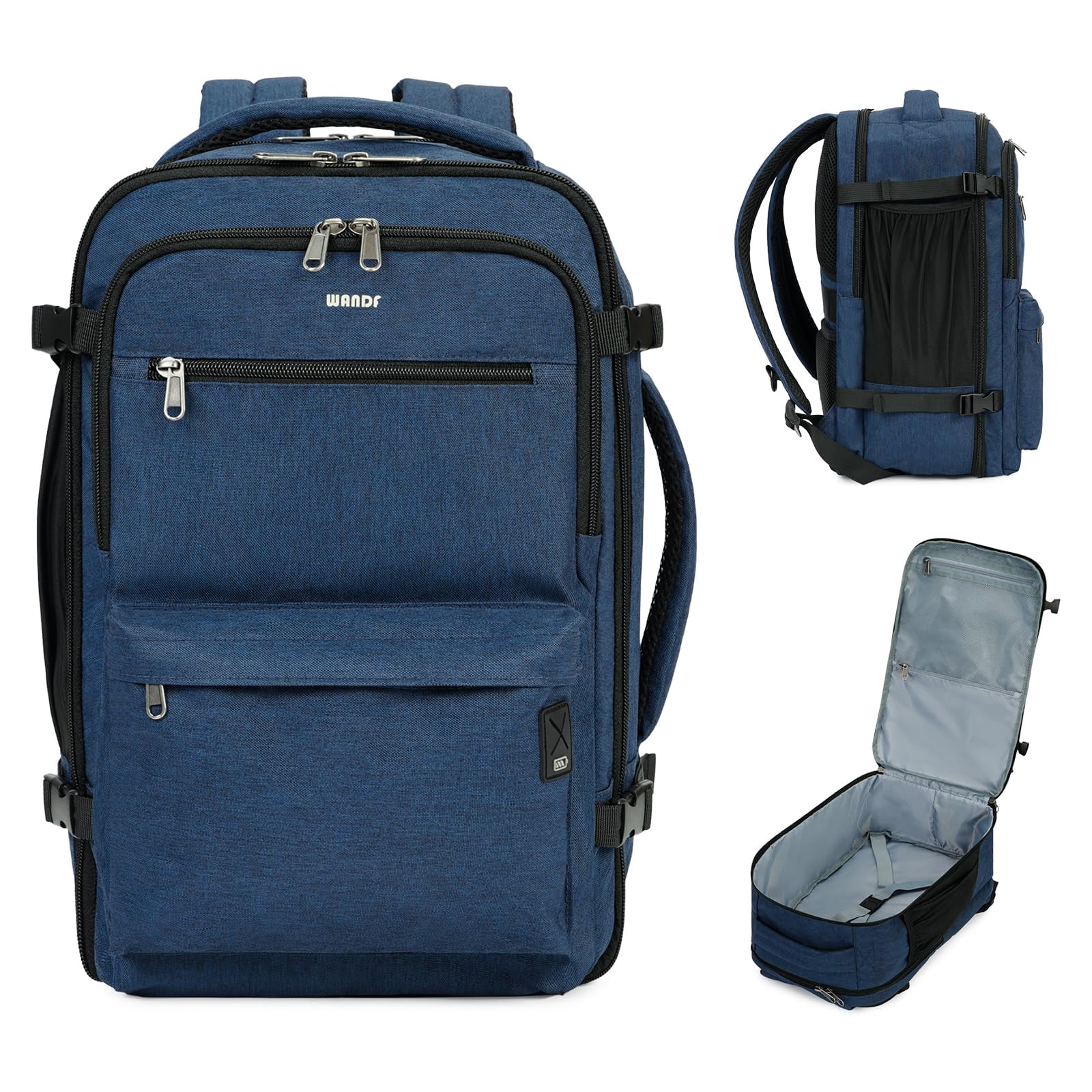 WANDF Travel Backpack Cabin Bag for Airlines Underseat Travel Hand ...