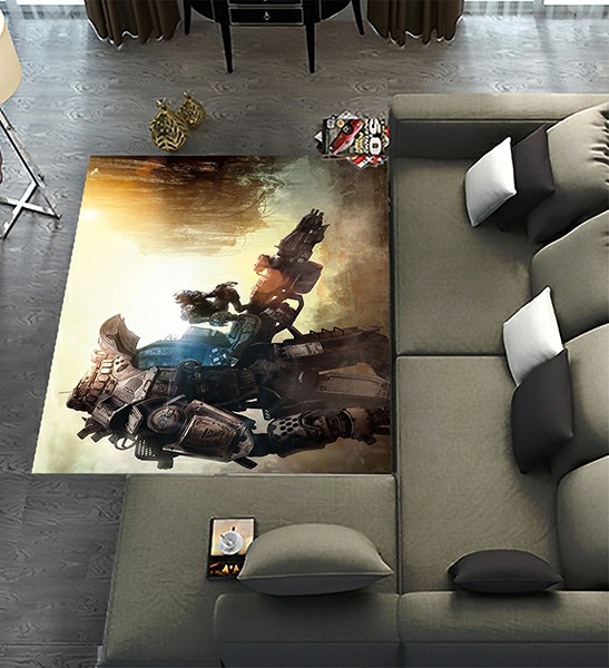 WANDJYOU Chetery Popular Game Titanfall Panoramic Overwatch Area Rugs 5 ...