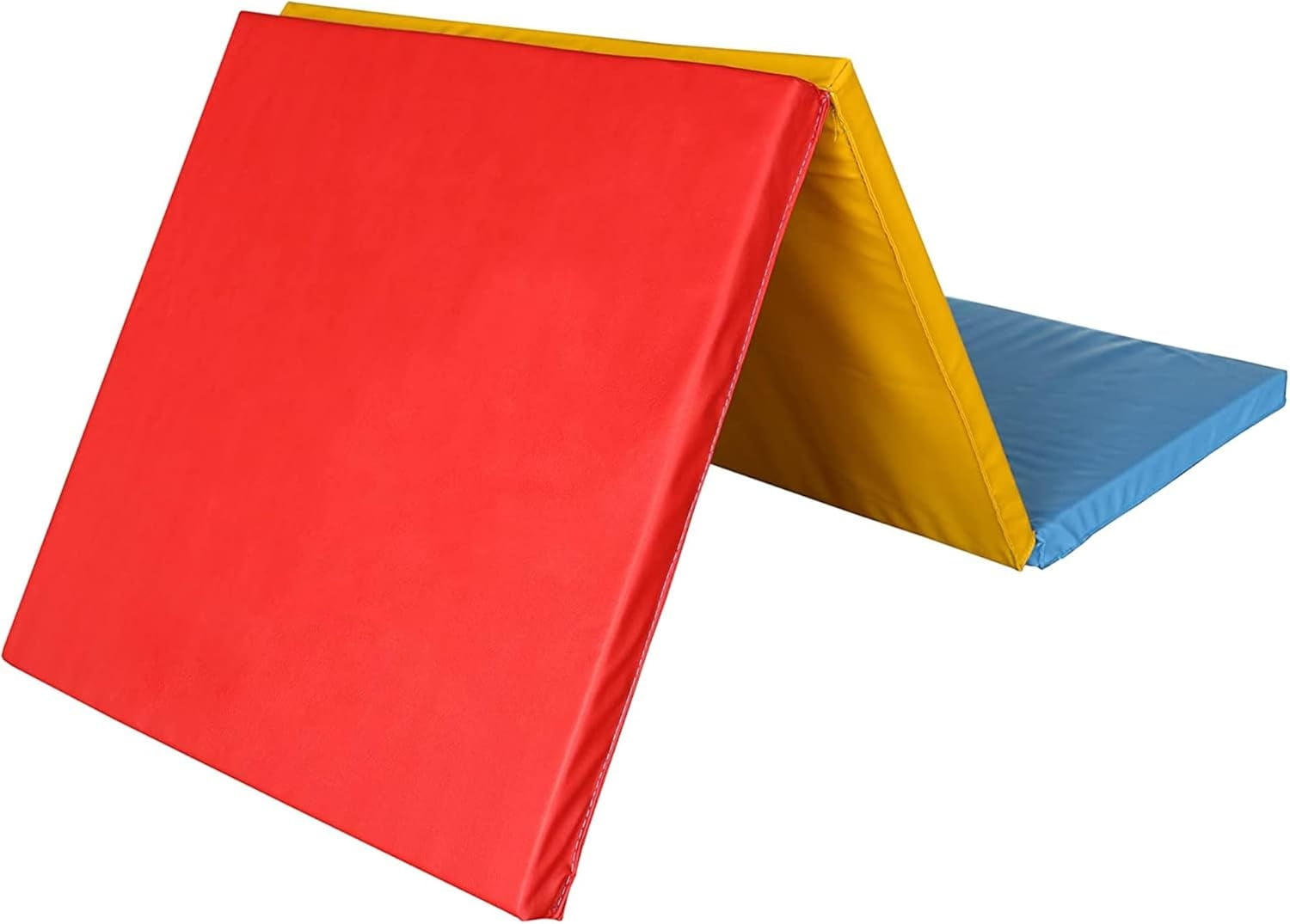 WANGBOY 2ft x 6ft Three Fold Folding Exercise Mat with Carrying Handles ...