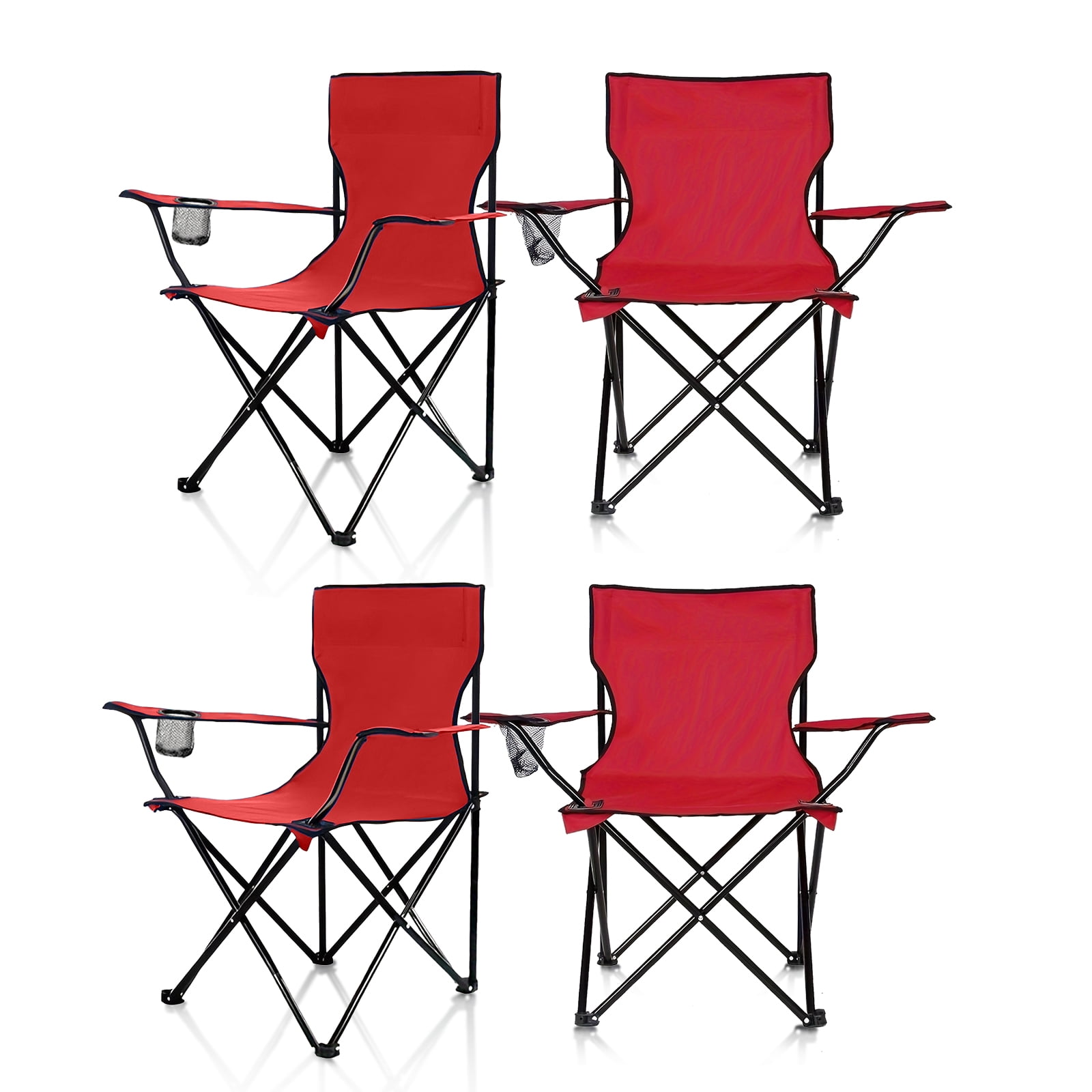 WANGBOY 4Pack Portable folding Camping Chairs Enjoy The Outdoors with a ...