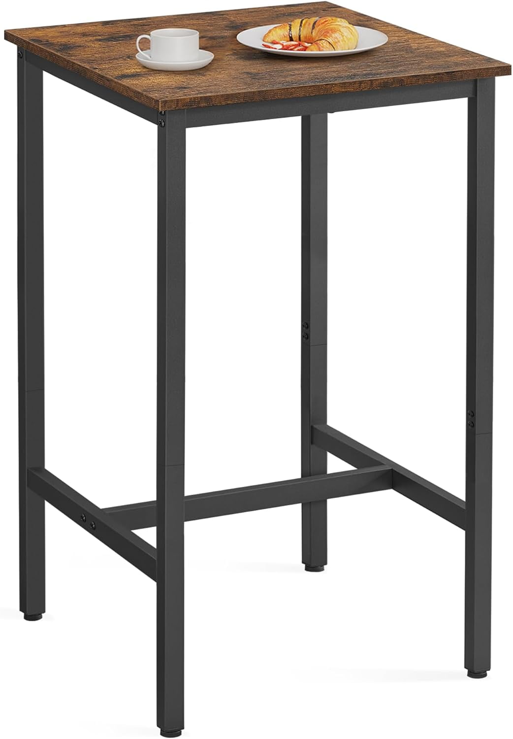WANGBOY Bar Table, Small Kitchen Dining Table, High Top Pub Table ...