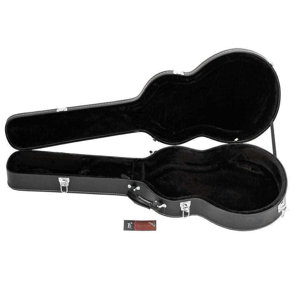 WANGBOY Electric Guitar Hard Case, Rectangle Wooden Standard Electric ...