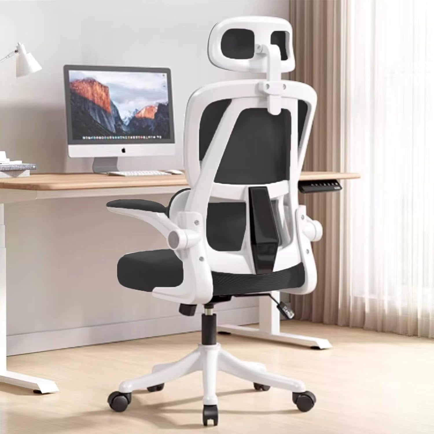 WANGBOY Ergonomic Office Chair Comfort Home Desk Chair Adjustable High ...